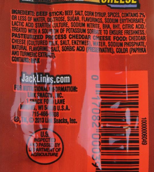 Jack Link's All American Beef & Cheese Sticks | Hy-Vee Aisles Online ...