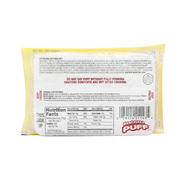 Iltaco Original Beef Pizza Puff | Hy-Vee Aisles Online Grocery Shopping